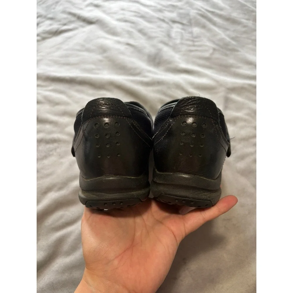 Clarks | Shoes | Clarks Wave Walk Black Leather Mary Jane Walking Shoes ...